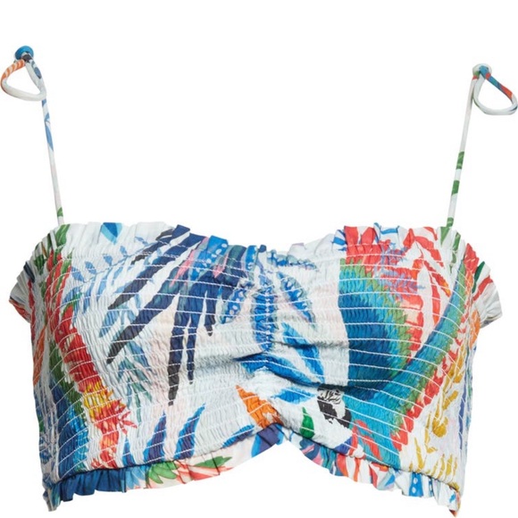 FARM Rio | Tops | Farm Rio Macaw Wind Crop Top | Poshmark